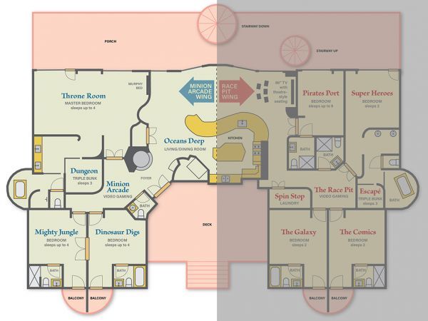 Caribe Tesoro Minion Arcade Wing | Resort on West bay Roatan